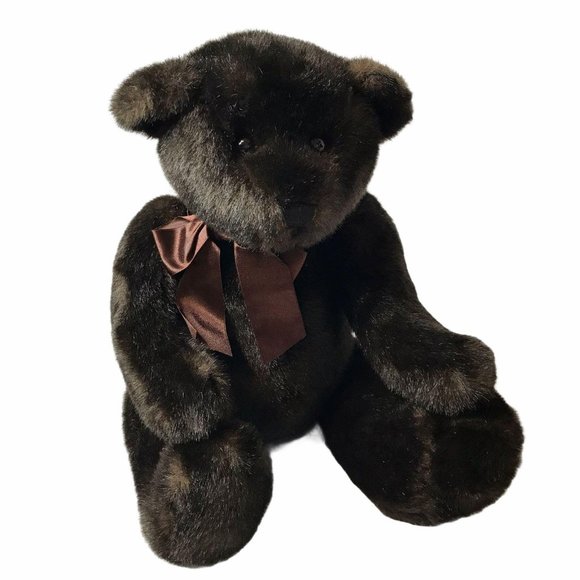 Gund | Toys | Gund Teddy Bear Dark Chocolate Brown Large 4 In | Poshmark